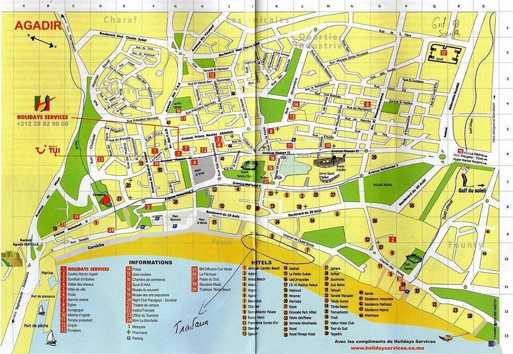 Travaux plage et Hotel Tikida Beach à Agadir | Hôtel tout-inclus ...